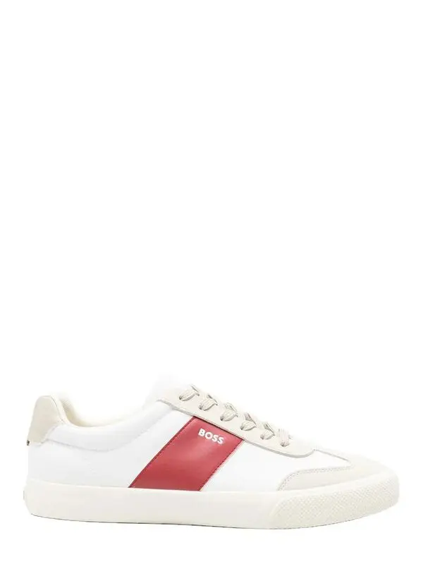 BOSS Panelled Low-top Sneakers - White