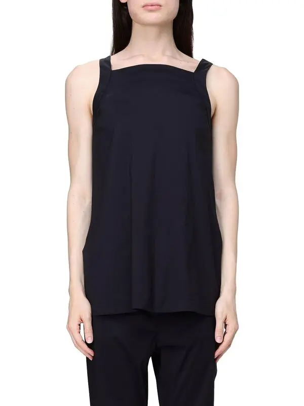 Max Mara Viscose Long Sleeve Top - Black