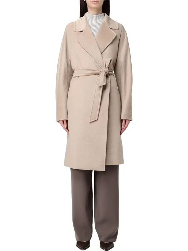 Max Mara Wrap Coat - Gray