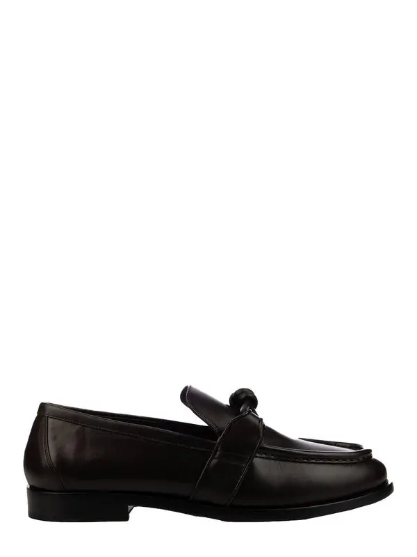 Bottega Veneta Leather Loafers With Knot Detail - Multicolor