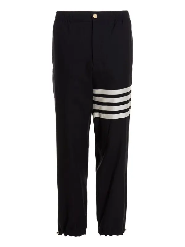 Thom Browne Bar Wool Trousers - Blue