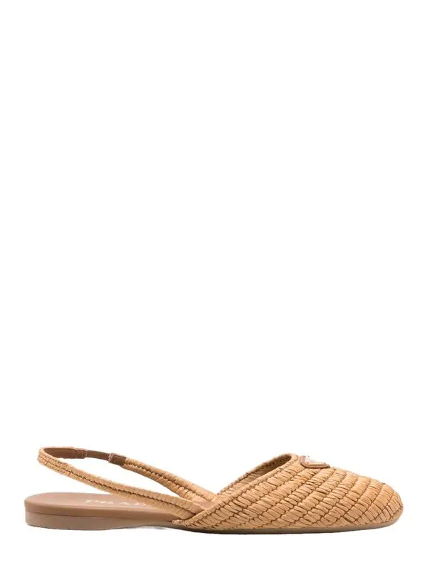 Prada Woven Ballet Flats - Multicolor