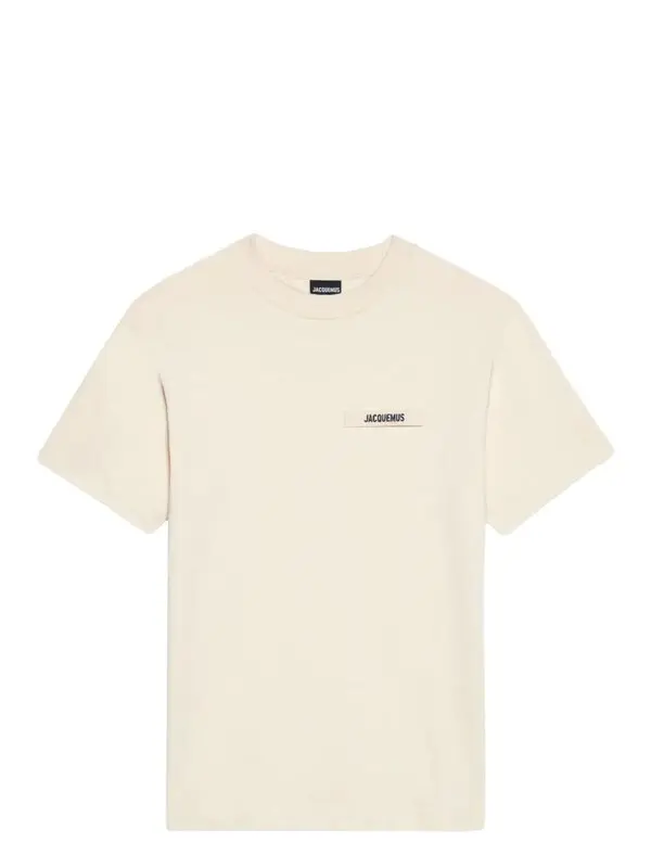 Jacquemus Le T-shirt Gros Grain In Cotton - Multicolor