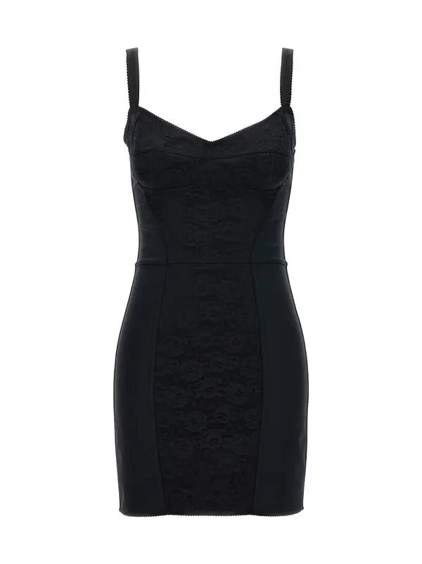 Dolce & Gabbana Essential' Corsetry Petticoat Dress - Black