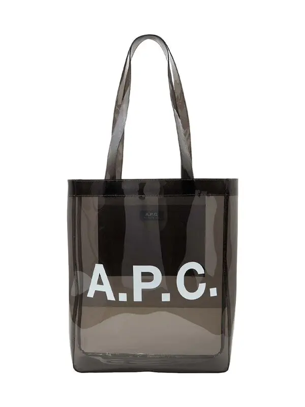 A.p.c. Lou Transparent Tote Bag - Gray