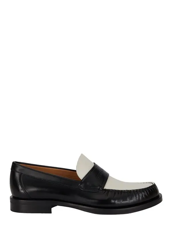 FERRAGAMO Two-tone Loafers - Multicolor