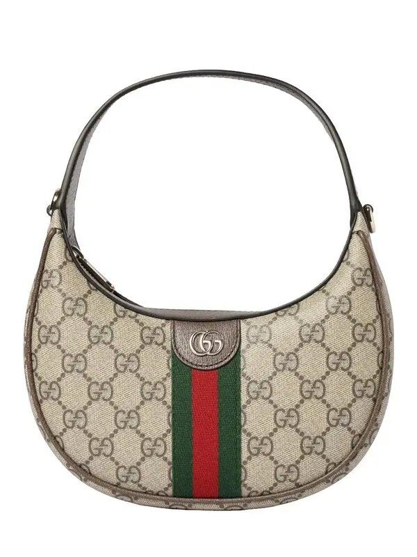 Gucci Monogram Shoulder Bag - Cream
