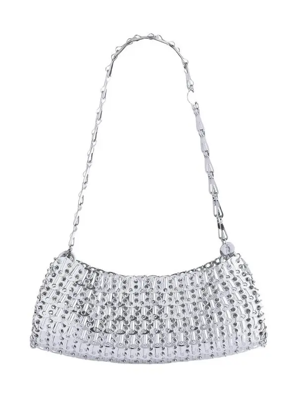 Rabanne Tone Metal Disc Shoulder Bag - Silver