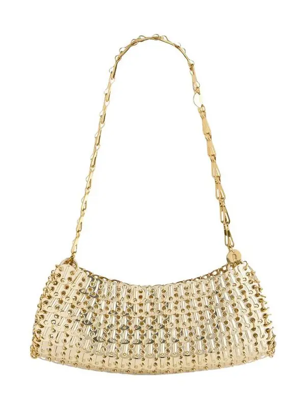 Rabanne Tone Metal Disc Shoulder Bag - Gold