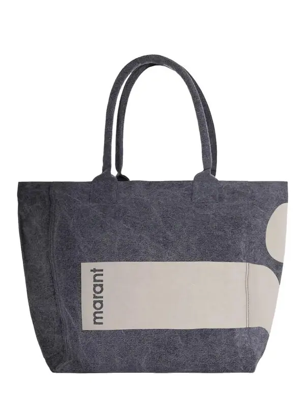 Isabel Marant Étoile Cotton Canvas Tote Bag - Black