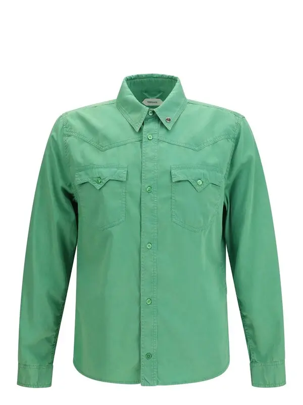 Versace Cotton Shirt - Green
