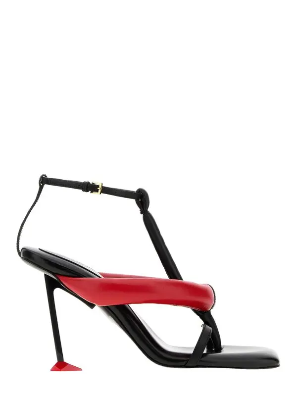 Givenchy Two-tone Leather Boudoir Sandals - Multicolor