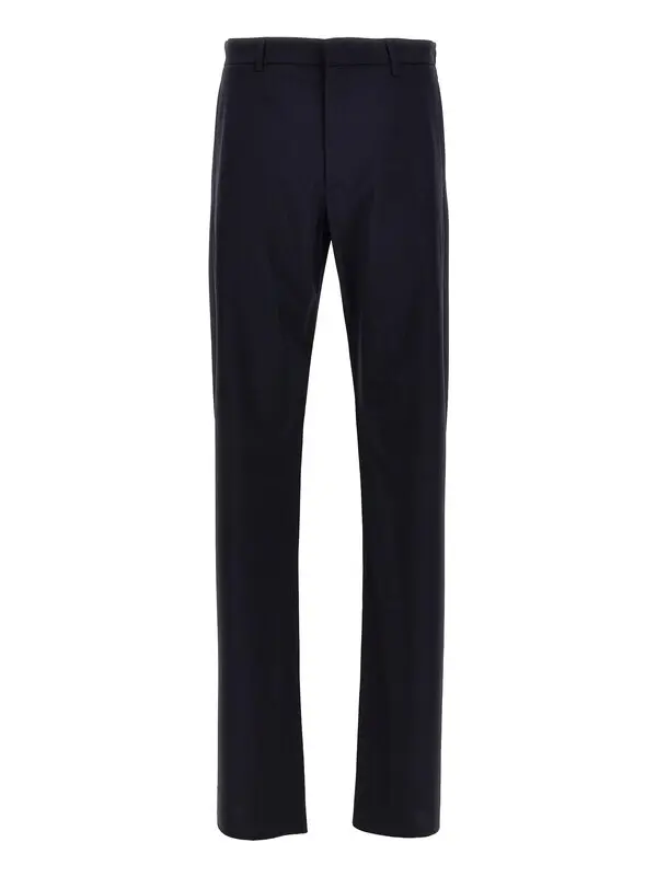 Givenchy Fresh Wool Tailored Pants - Blue