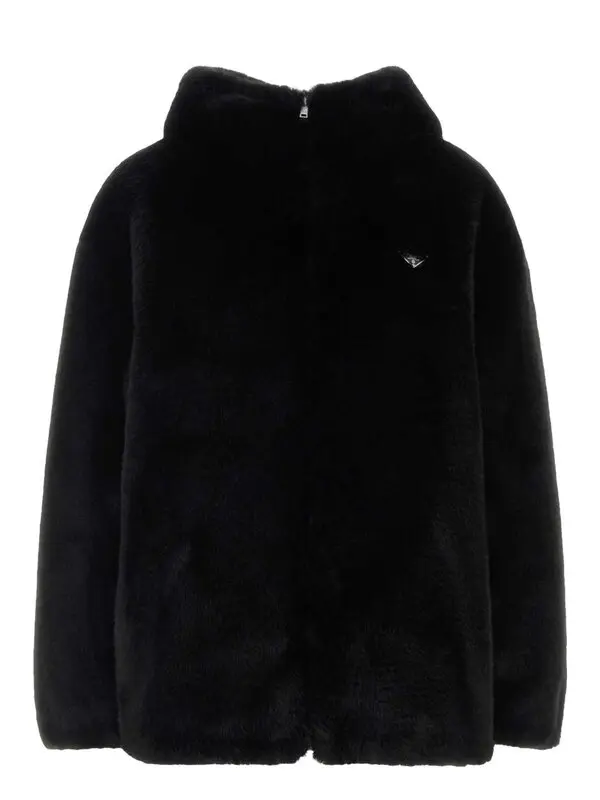 Prada Fur Coat - Black