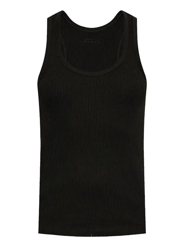 Isabel Marant Étoile Thea Cotton Ribbed Tank - Black