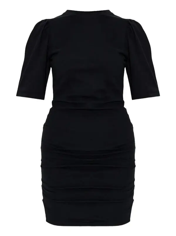 Isabel Marant Étoile Mylda Cotton Dress With Gathered Details - Black