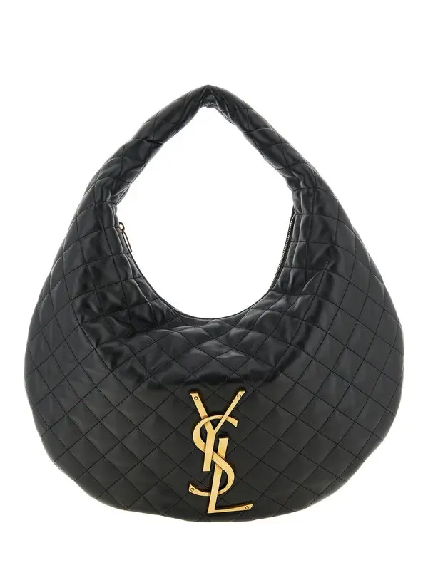 Saint Laurent Icare Hobo Bag - Black