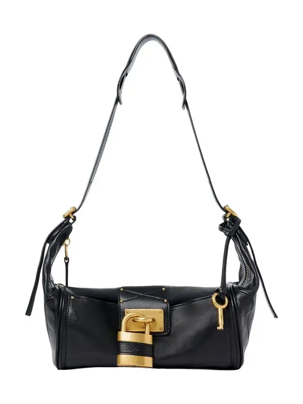 Chloé Paddington Leather Shoulder Bag - Black