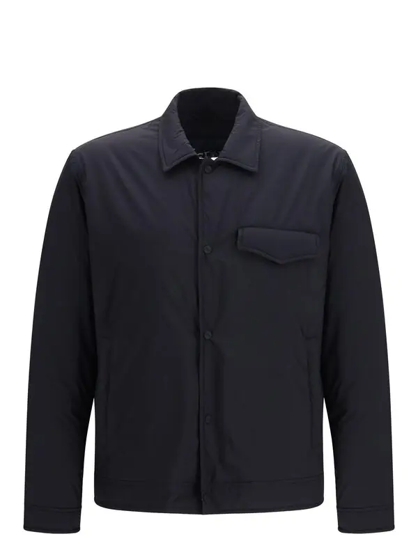 Herno Recycled Nylon Microfiber Jacket - Black