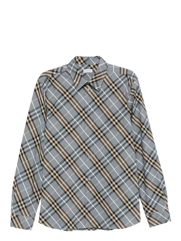 Burberry Grey Shirts - Gray