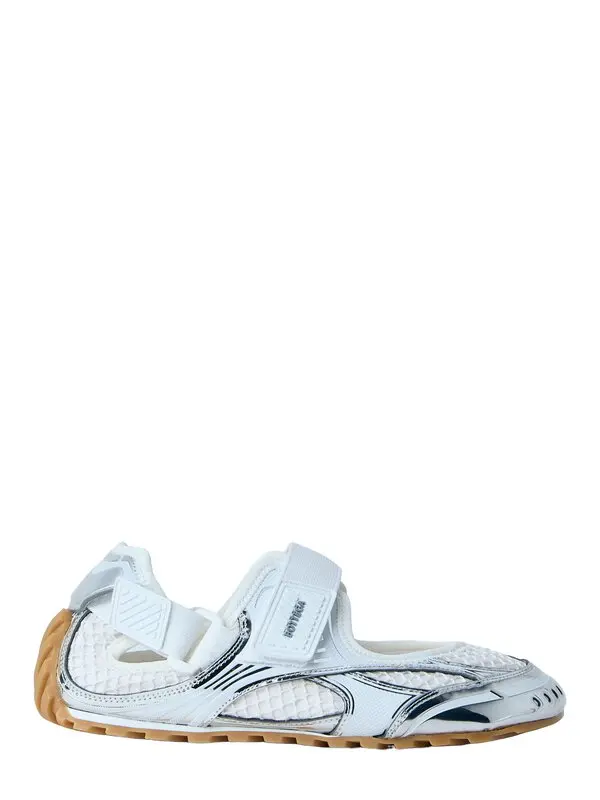 Bottega Veneta Orbit Sneakers - Silver