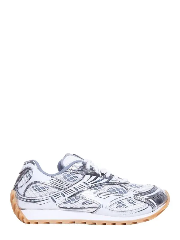 Bottega Veneta Orbit Sneakers - Silver