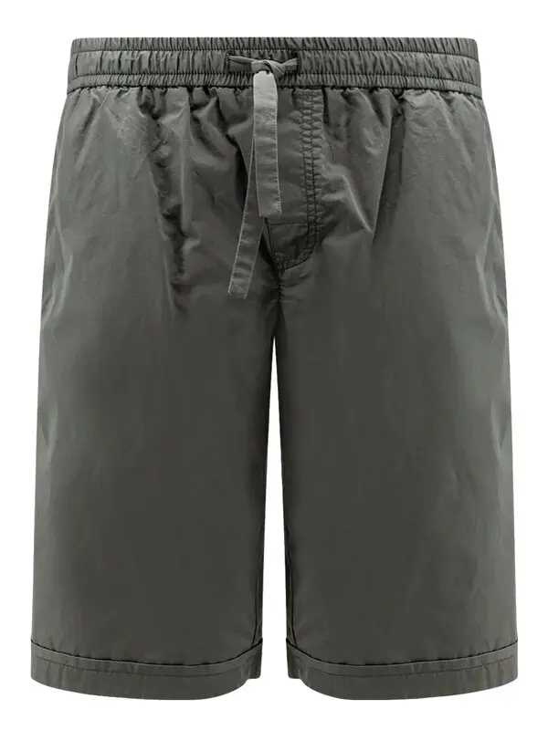 Dolce & Gabbana Cotton Shorts With Logo Detail - Multicolor