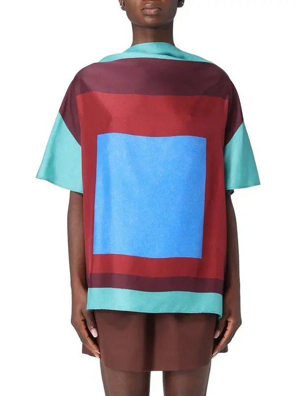 Loewe Geometric Print Top - Red