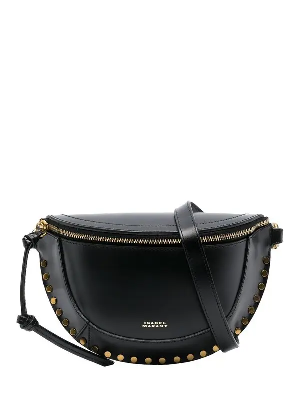 Isabel Marant Étoile Studded Leather Belt Bag - Black