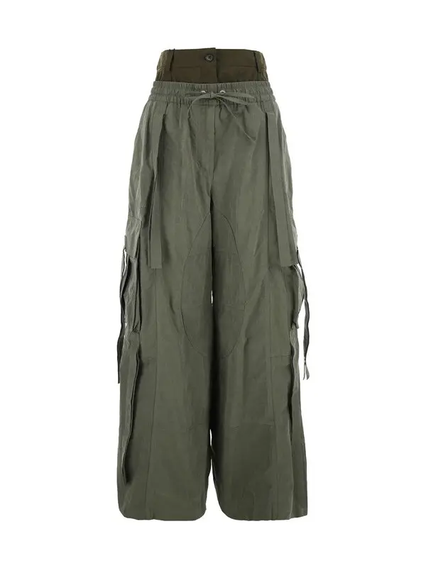 Dolce & Gabbana Cotton Blend Cargo Pants - Multicolor