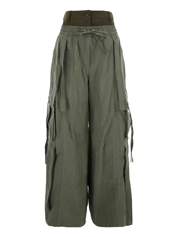 Dolce & Gabbana Cotton Blend Cargo Pants - Multicolor