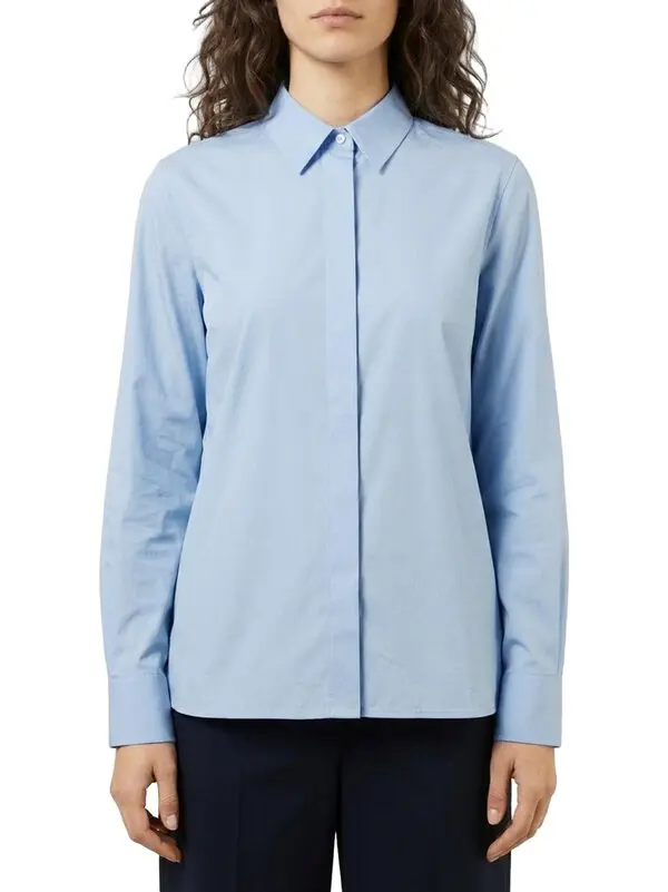Max Mara Long Sleeve Shirt - Blue