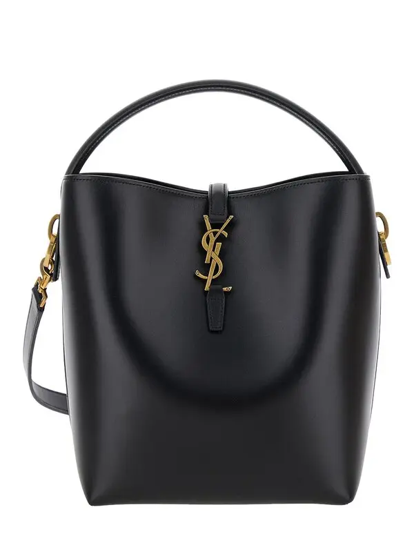 Saint Laurent Le 37" Smooth Leather Bucket Bag - Multicolor