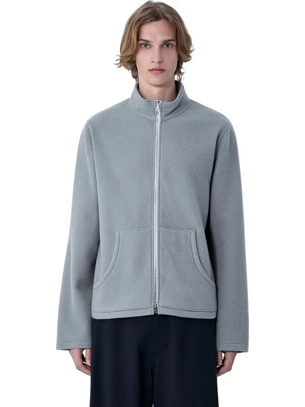 RIER Full-zip Fleece Jacket - Gray