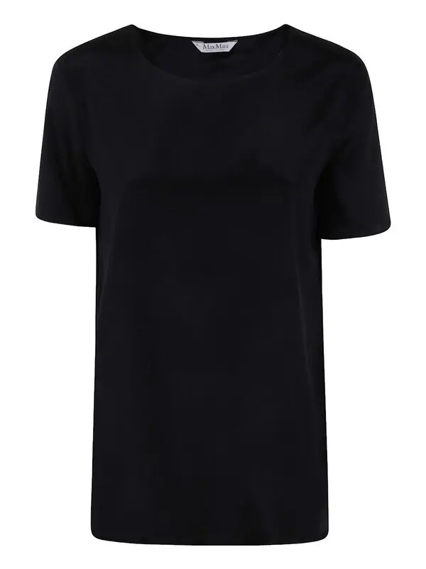 Max Mara Silk T-shirt - Black