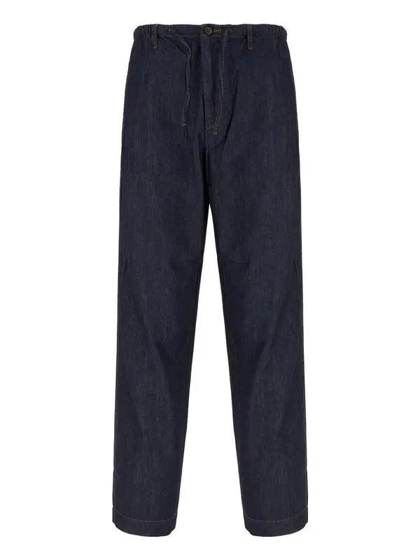 Dries Van Noten Relaxed Fit Dark Wash Jeans - Multicolor