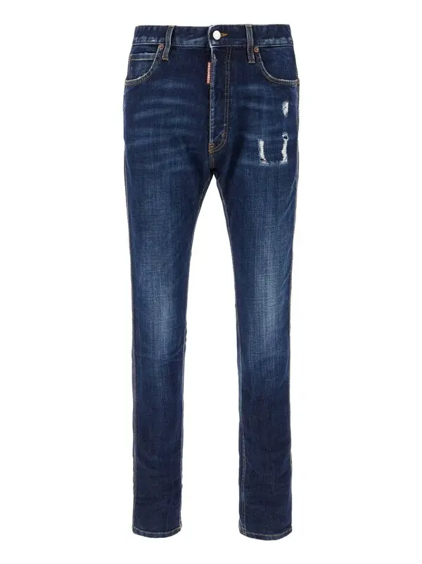 Dsquared2 Slim Fit Distressed Jeans - Multicolor