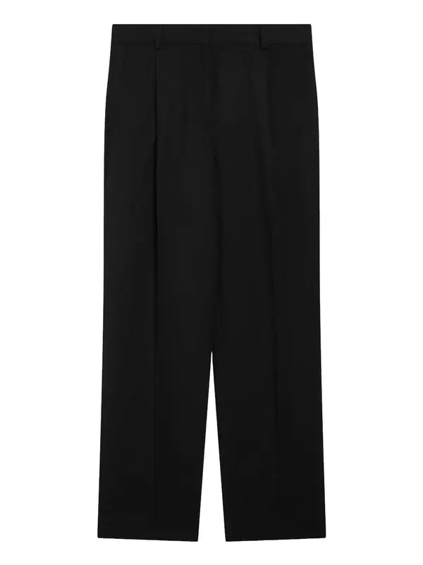TOTEME Wool-blend Trousers - Black
