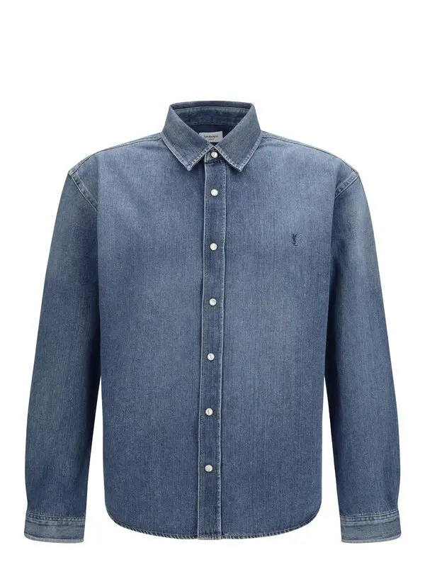 Saint Laurent Denim Shirt - Blue