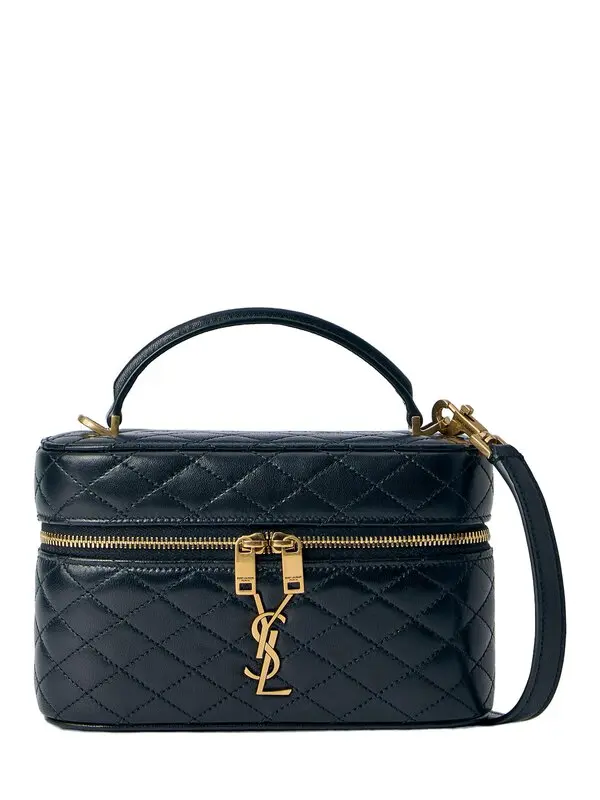 Saint Laurent Gaby Vanity Shoulder Bag - Black