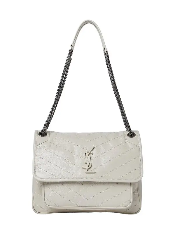 Saint Laurent Medium Niki Shoulder Bag - Cream