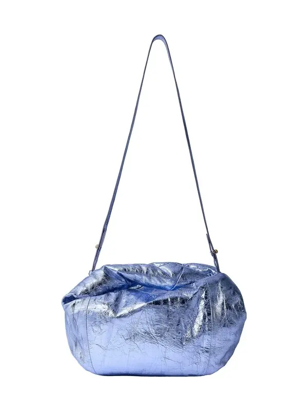 Dries Van Noten Metallic Twist Handbag - Purple