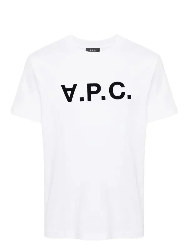 A.p.c. Organic Cotton Logo T-shirt - White