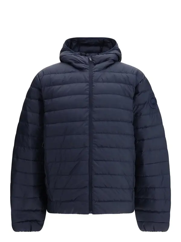 Canada Goose Stratus Tonal Label Hooded Jacket - Blue