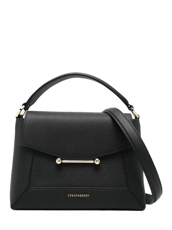 Strathberry Leather Tote Bag - Black