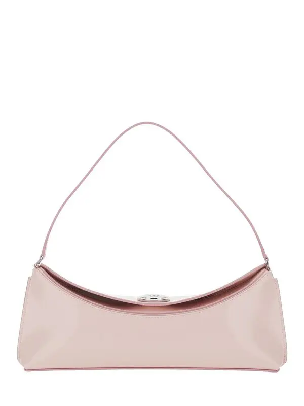 Jacquemus Le Calisso' Shoulder Bag With Engraved Snap Button In Leather - Multicolor