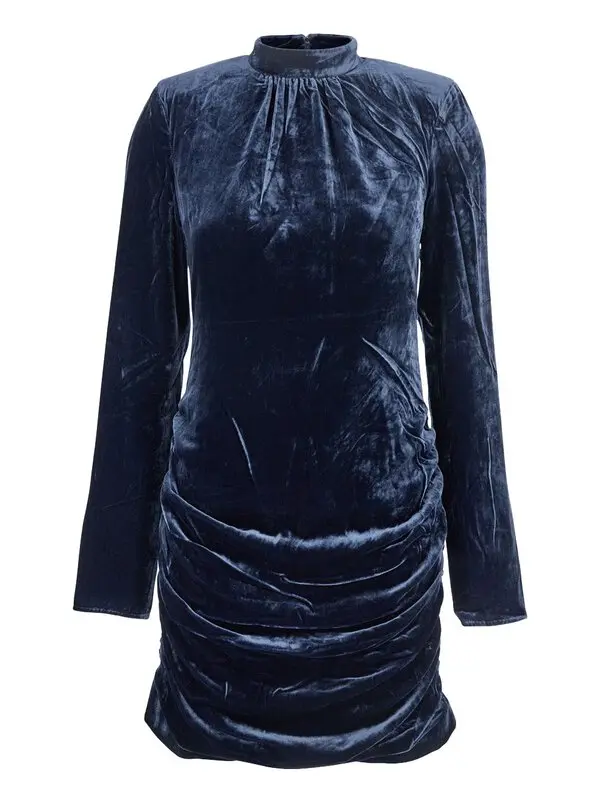 ROTATE BY BIRGER CHRISTENSEN Velvet Mini Dress - Multicolor