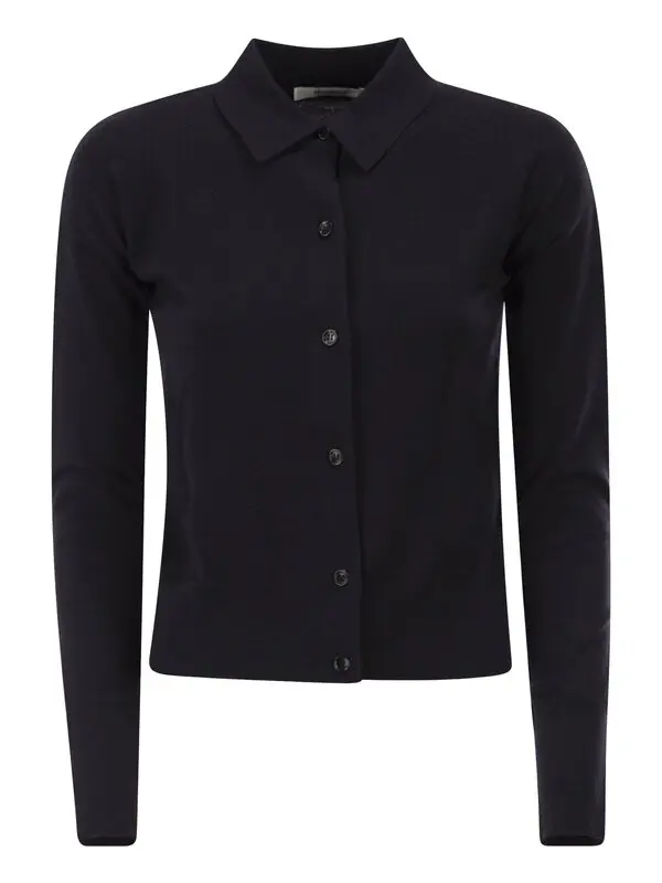 Max Mara Wool Cardigan - Blue