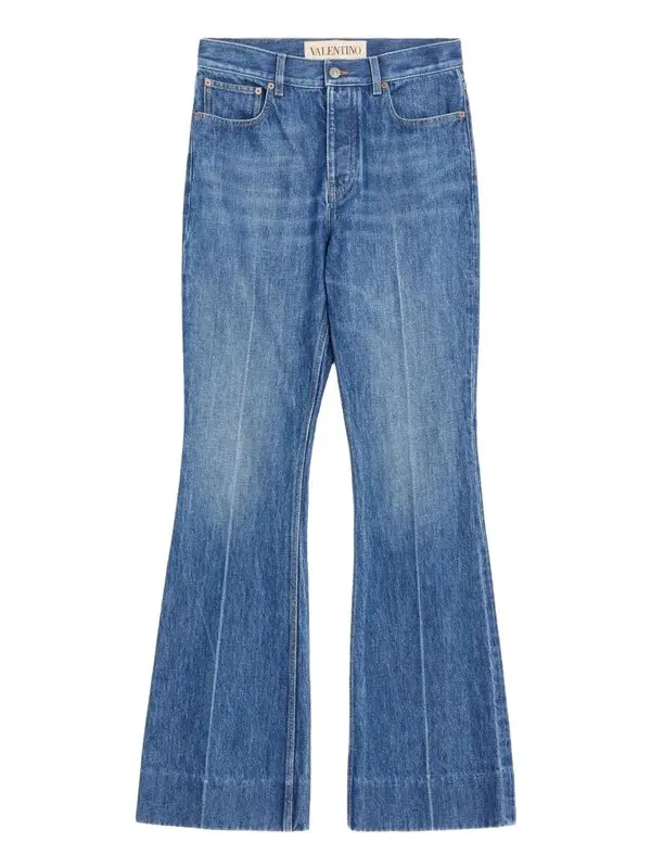 Valentino Garavani Five Pockets Flared Jeans - Blue