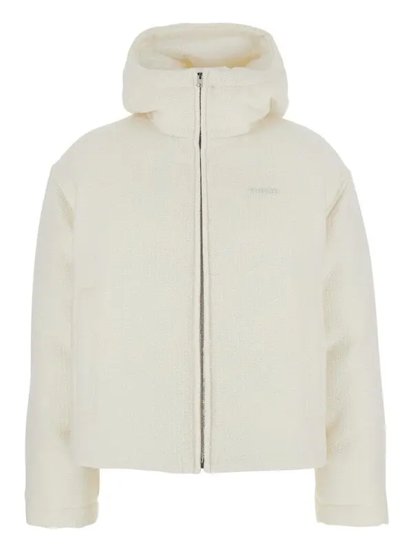 Gucci Wool Bomber Jacket With Logo Lettering - Multicolor
